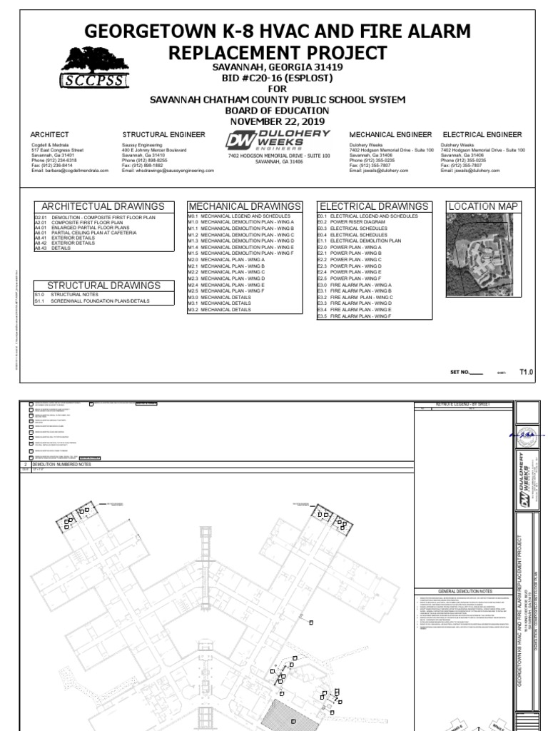 Georgetown K-8 HVAC & Fire Alarm Bid | PDF