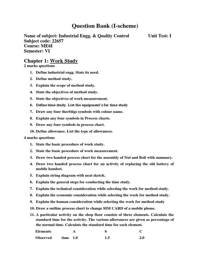 QB Ieq Me6i (22657) Ut 1 13022020 | PDF | Human Factors And Ergonomics | Anthropometry