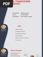 Firewall Security Recommendations Checklists | PDF | Firewall (Computing) | Proxy Server