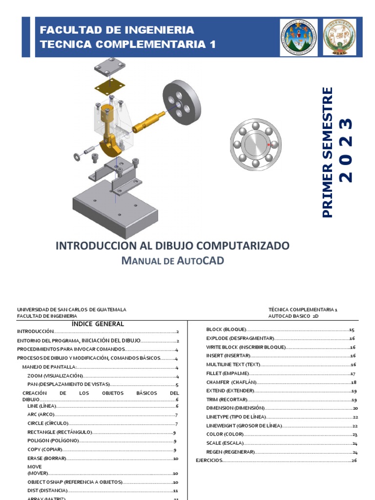 Manual 2023 de Autocad | PDF | Ventana (informática) | Cad automático