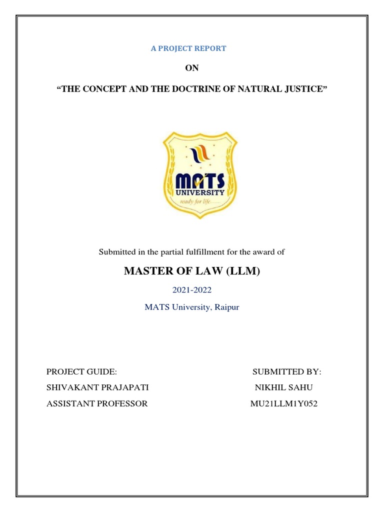 Administrative Law Project | PDF | Justice | Crime & Violence