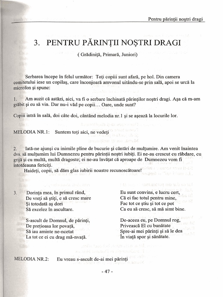 Serbare 8 Martie - Marilena Sirbu | PDF