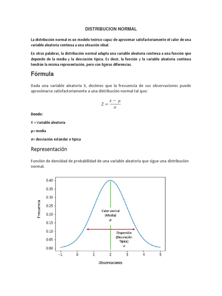 Distribucion Normal | PDF