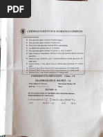 PM Shri KV Gachibowli Maths Class XII Chapter Wise Practice Papers Answers | PDF | Matrix ...