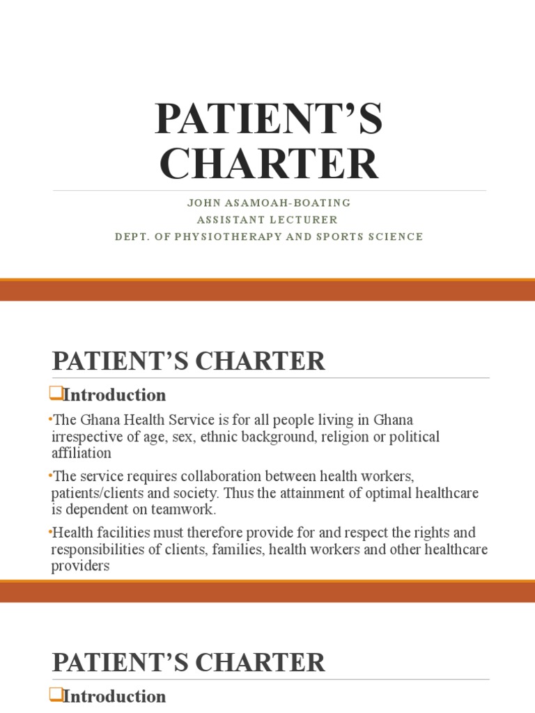 Patients Charter | Download Free PDF | Informed Consent | Health Care
