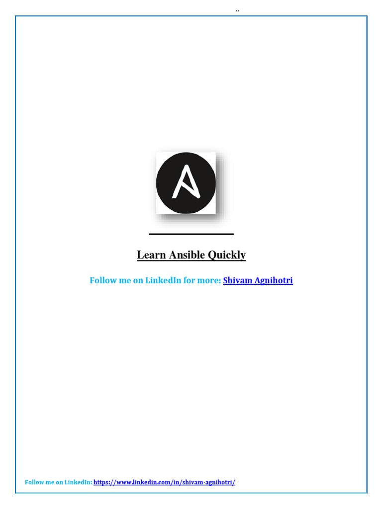 Ansible For DevOps Beginners | PDF | Web Server | Internet & Web