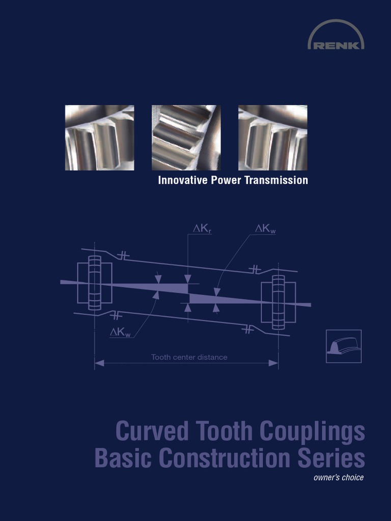 Renk Curved Tooth Couplings Basic Construction Series en | PDF | Mill ...