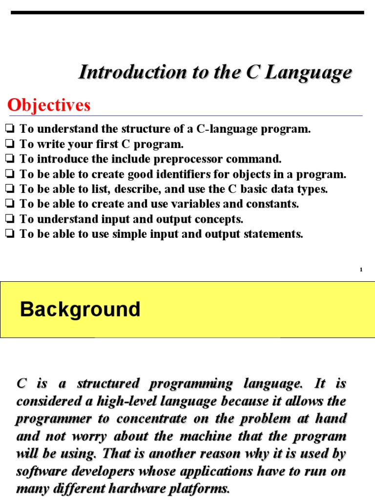 Semester 1 22 23 Introduction - To - C - Programming | PDF | Data Type | Programming