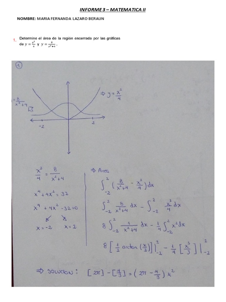 Informe Iii - Mate Ii | PDF