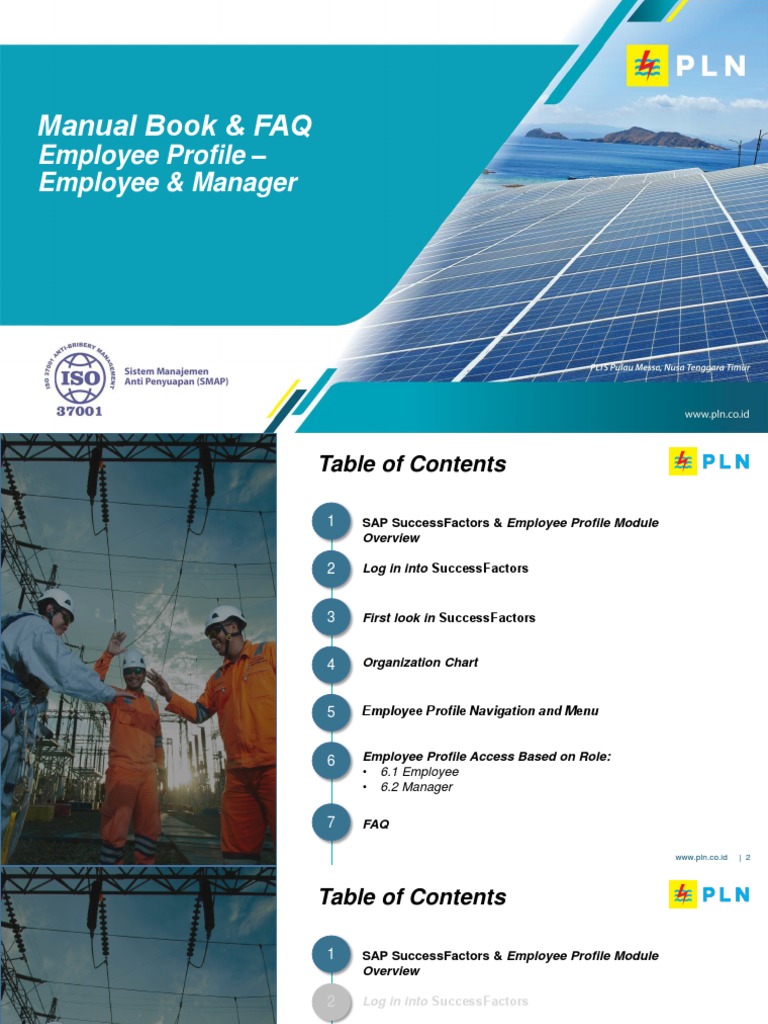 Employee Profile Manual Book Dan FAQ | PDF | Komputer