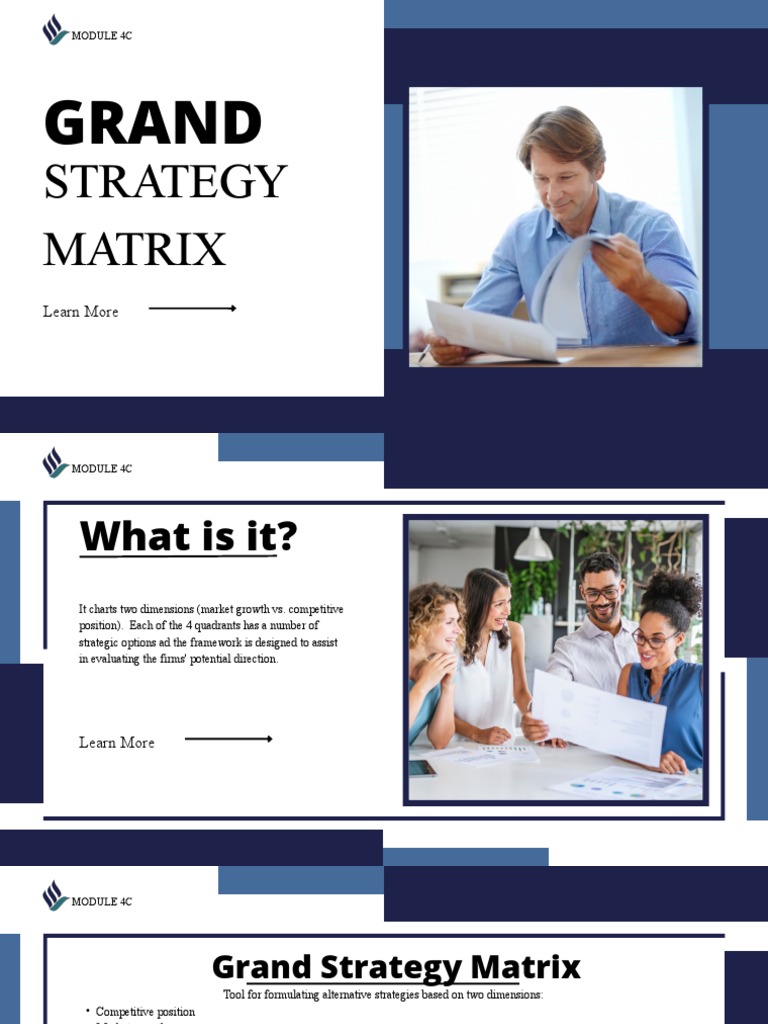 Module-8-Grand-Strategy-Matrix | PDF | Market (Economics) | Business