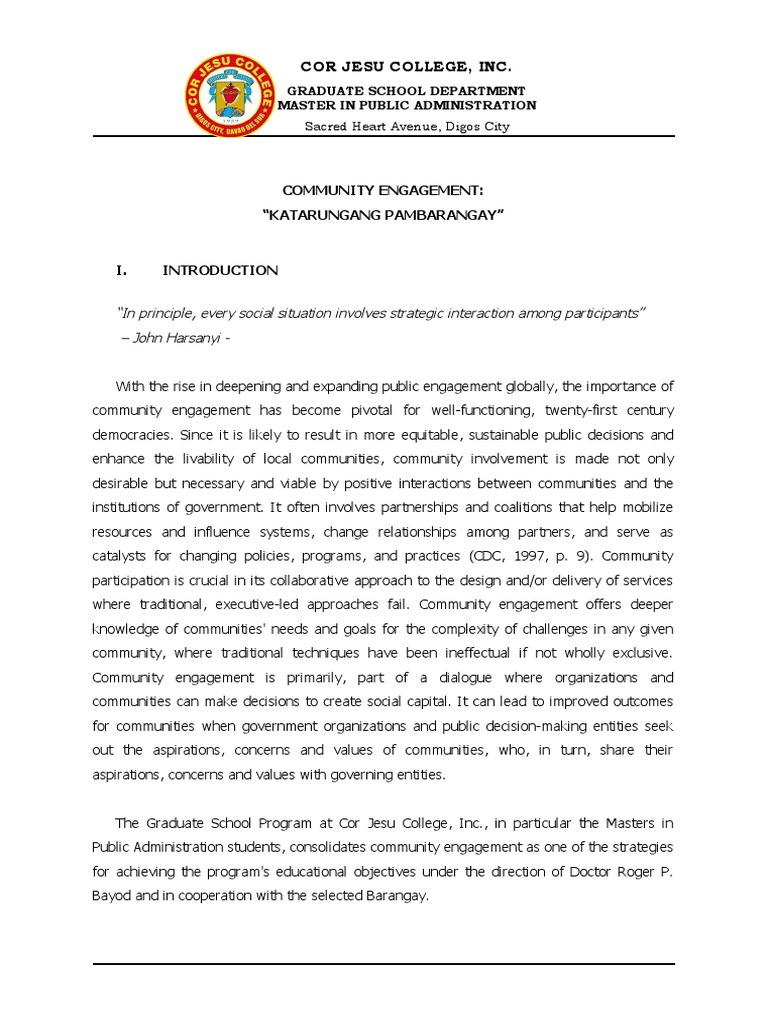 Community Engagement Narrative 3.4.23 | PDF | Community