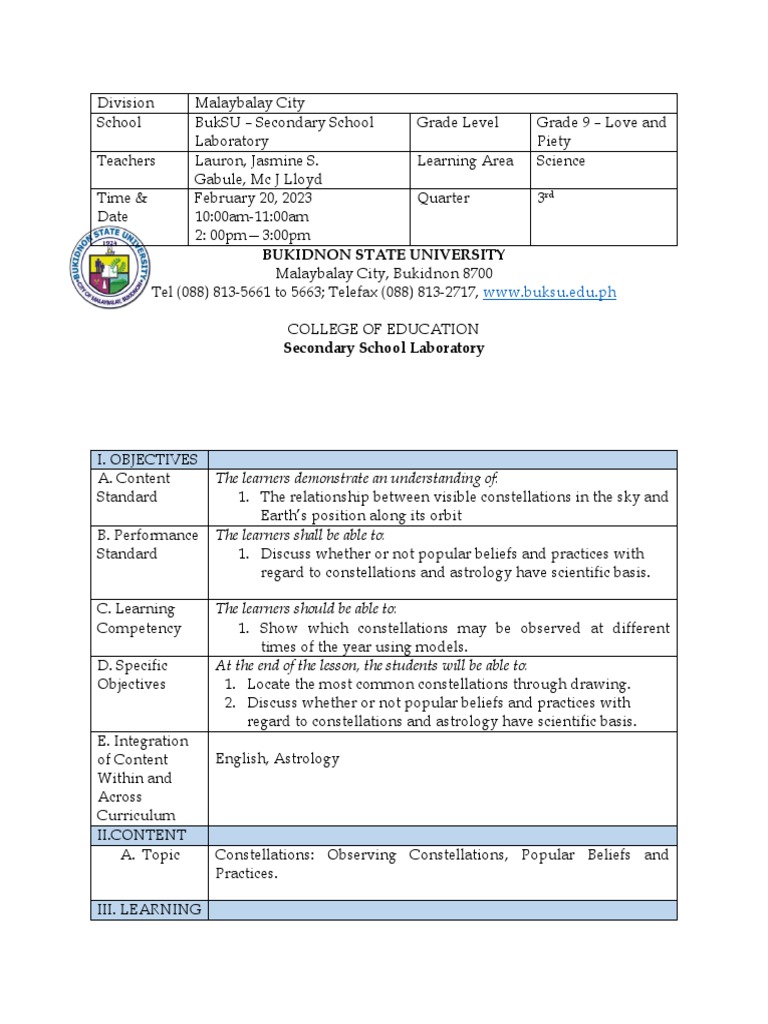Grade 9 Practices and Beliefs of Constellations Final | PDF | Zodiac ...