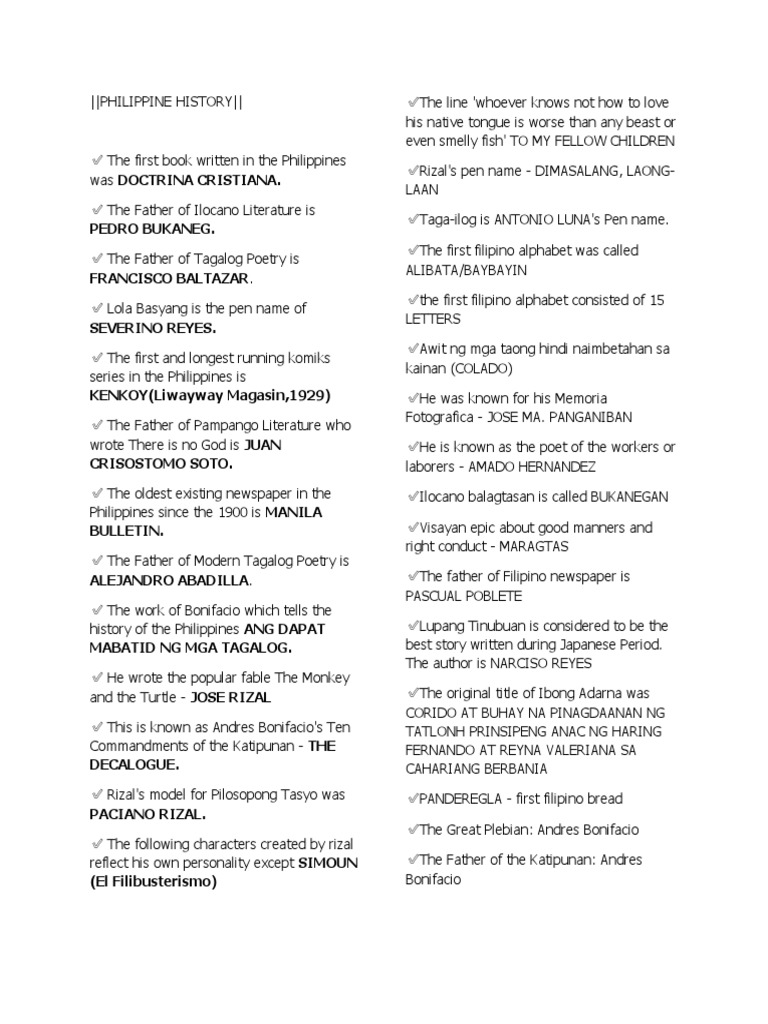 Philippine History | PDF | Tagalog Language | Philippines