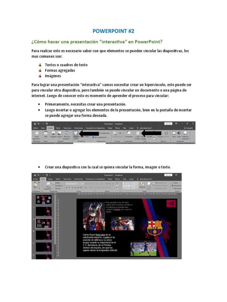 Presentaciones Interactivas en PowerPoint | PDF