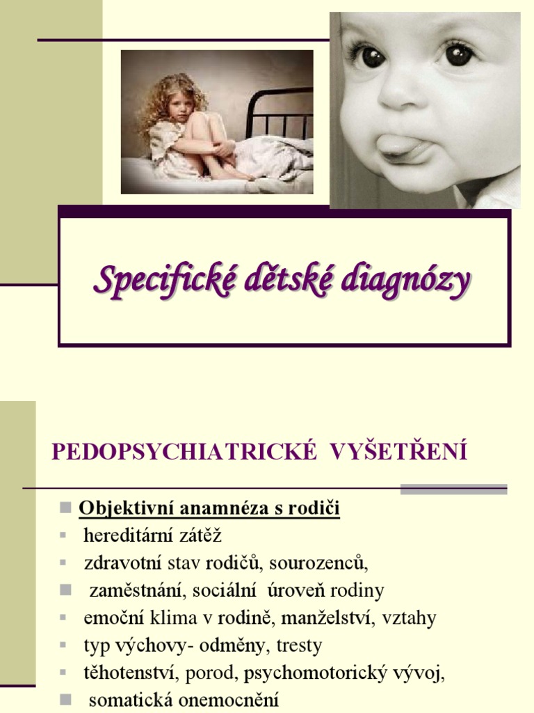 Dětská Psychiatrie | PDF