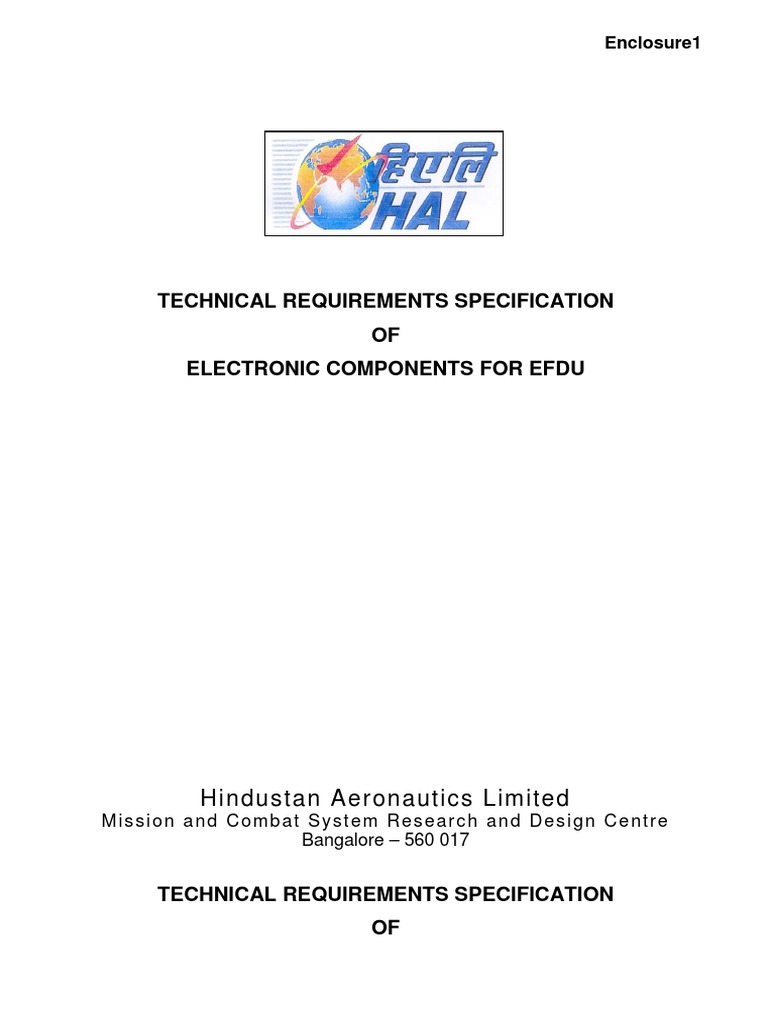 TenderPDF1 Enclosure1 | PDF | Procurement | Rectifier