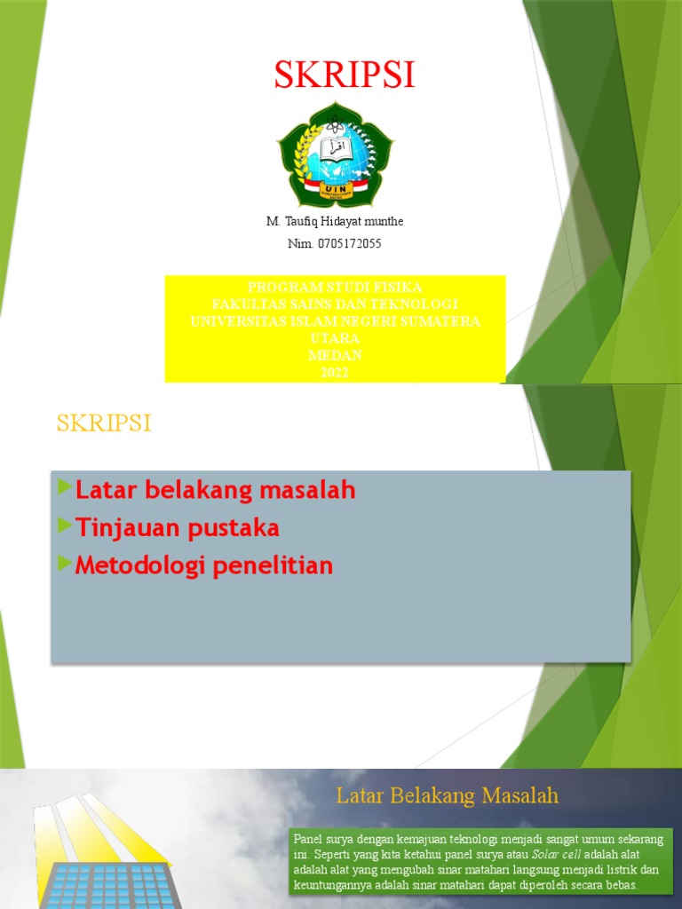 SKRIPSI PANEL SURYA BERBASIS ARDUINO | PDF