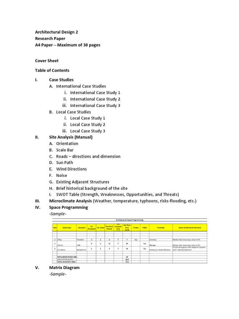 Architectural Design Research Paper | PDF | Technology & Engineering