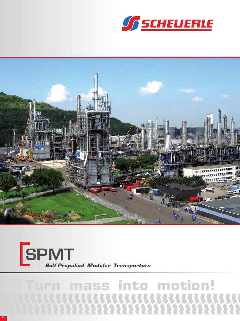 SPMT GB | PDF | Crane (Machine) | Wheeled Vehicles