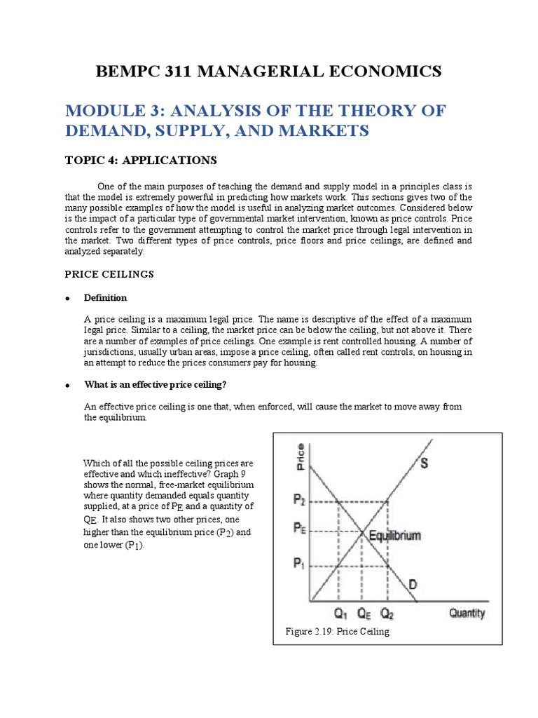 Bepmc 311 Module 3-B | PDF | Demand | Price Elasticity Of Demand