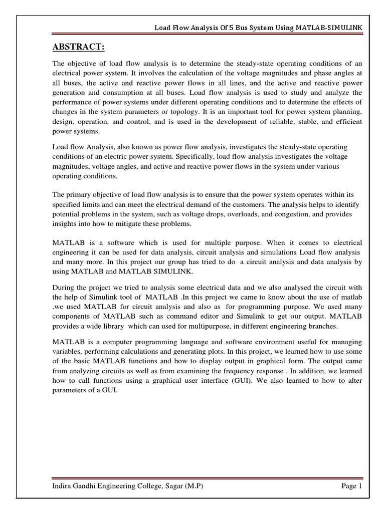 Research Report | PDF | Matlab | Control Flow