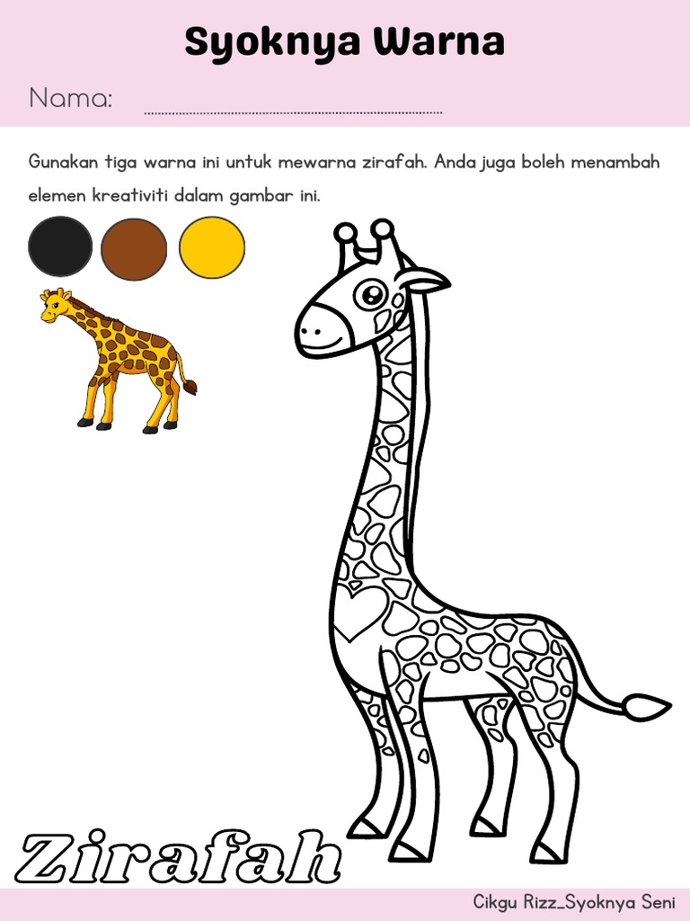 Syoknya Warna Haiwan Comel | PDF | Griya & Taman | Seni
