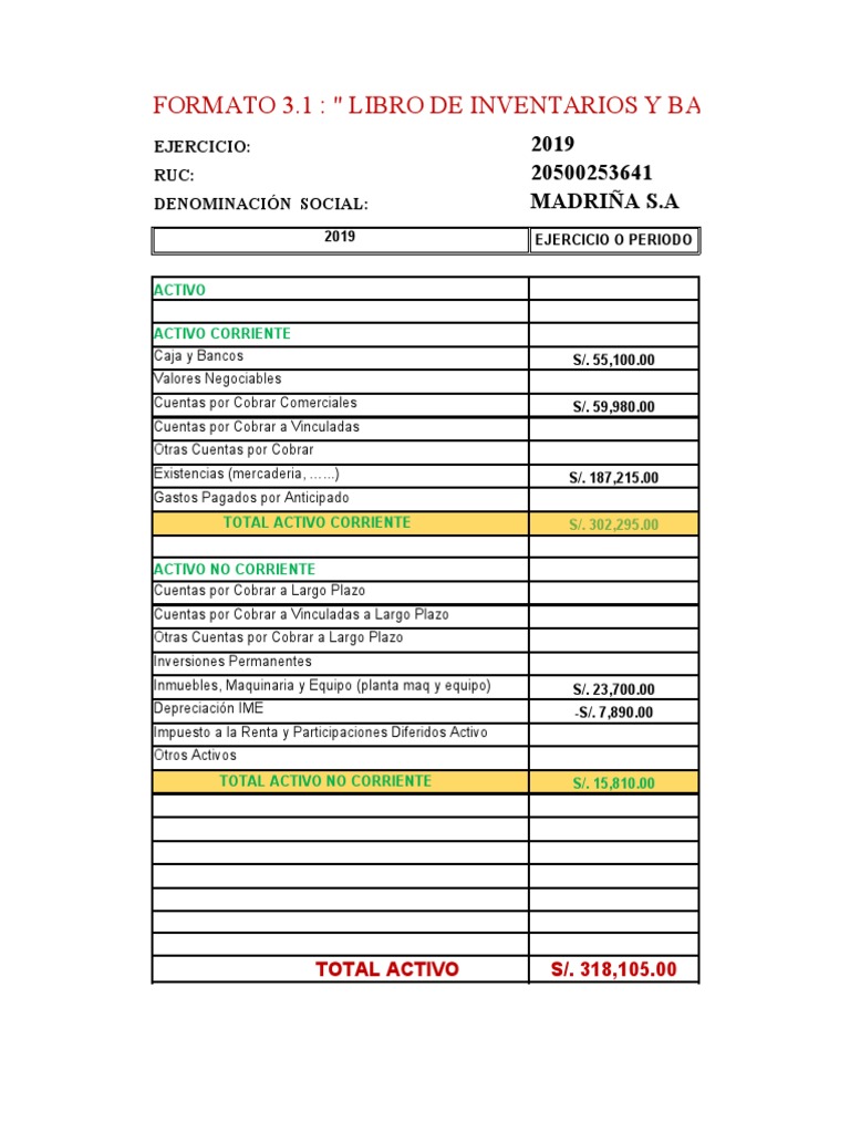 Registro de Inventarios y Balance y Libro Diario Caso 1,2y3 S2 ...