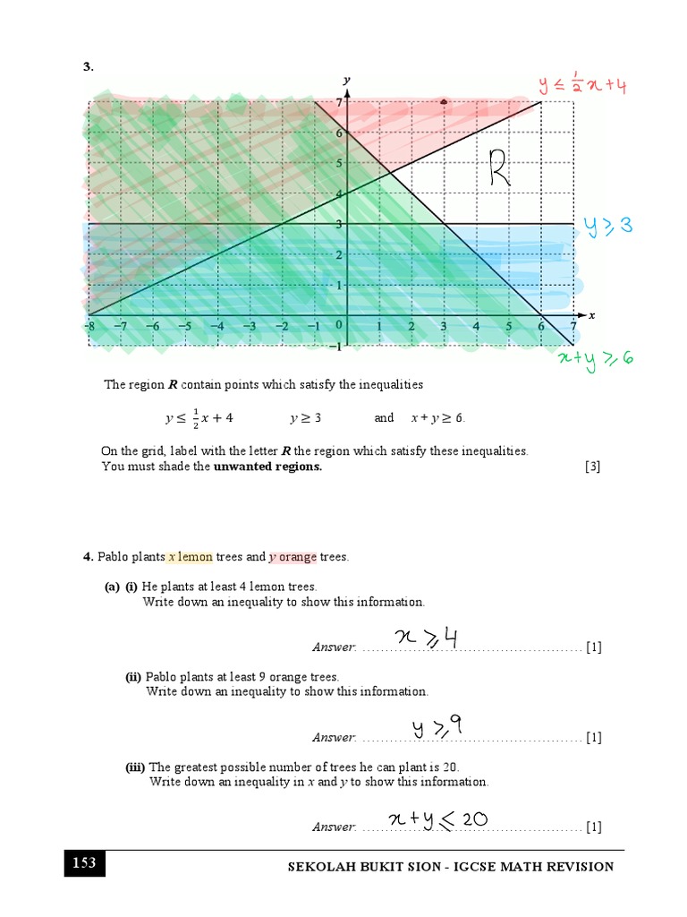 IGCSE Math Revision Exercises | PDF | Speed | Mathematical Concepts