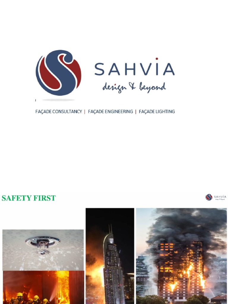 Facade Fire & Safety - Sahvia Facade | PDF