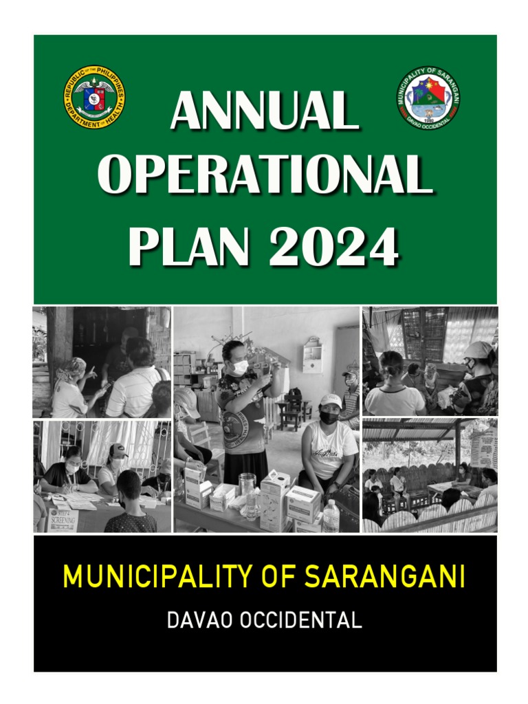 Annual Operational PLAN 2024: Municipality of Sarangani | PDF | Health ...