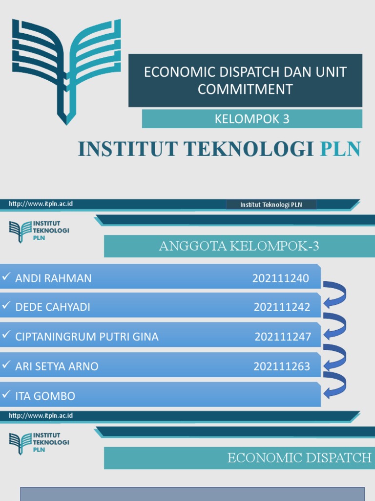 Kelompok 3 Economic Dispatch dan Unit Commitment | PDF