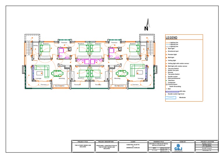 Second Floor Electrical Plan | PDF