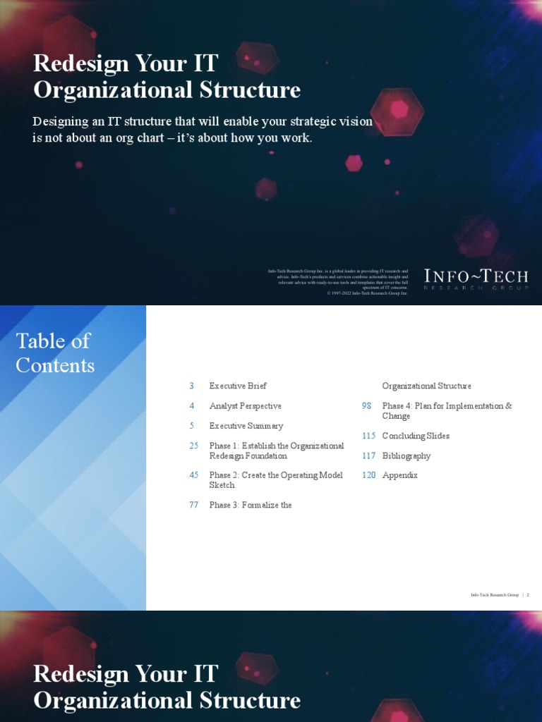 Redesign Your IT Organizational Structure | PDF | Strategic Management ...