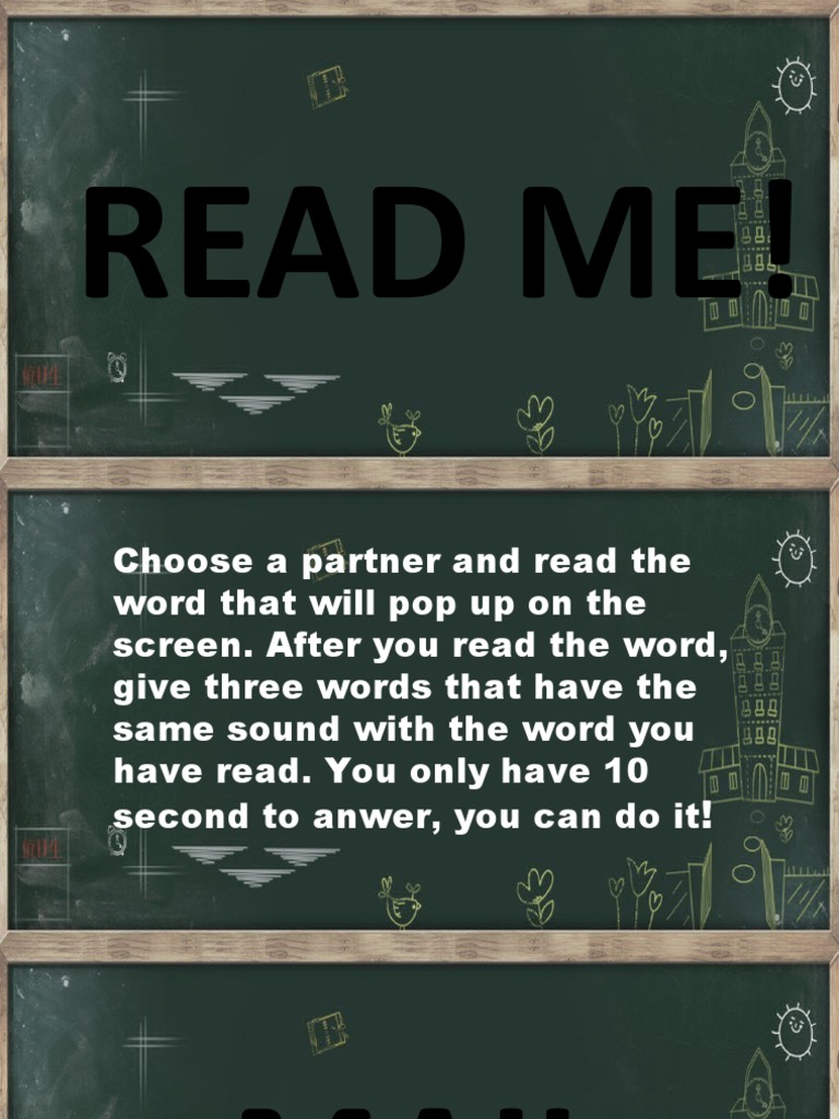 Read Me! | PDF | Vowel | Consonant