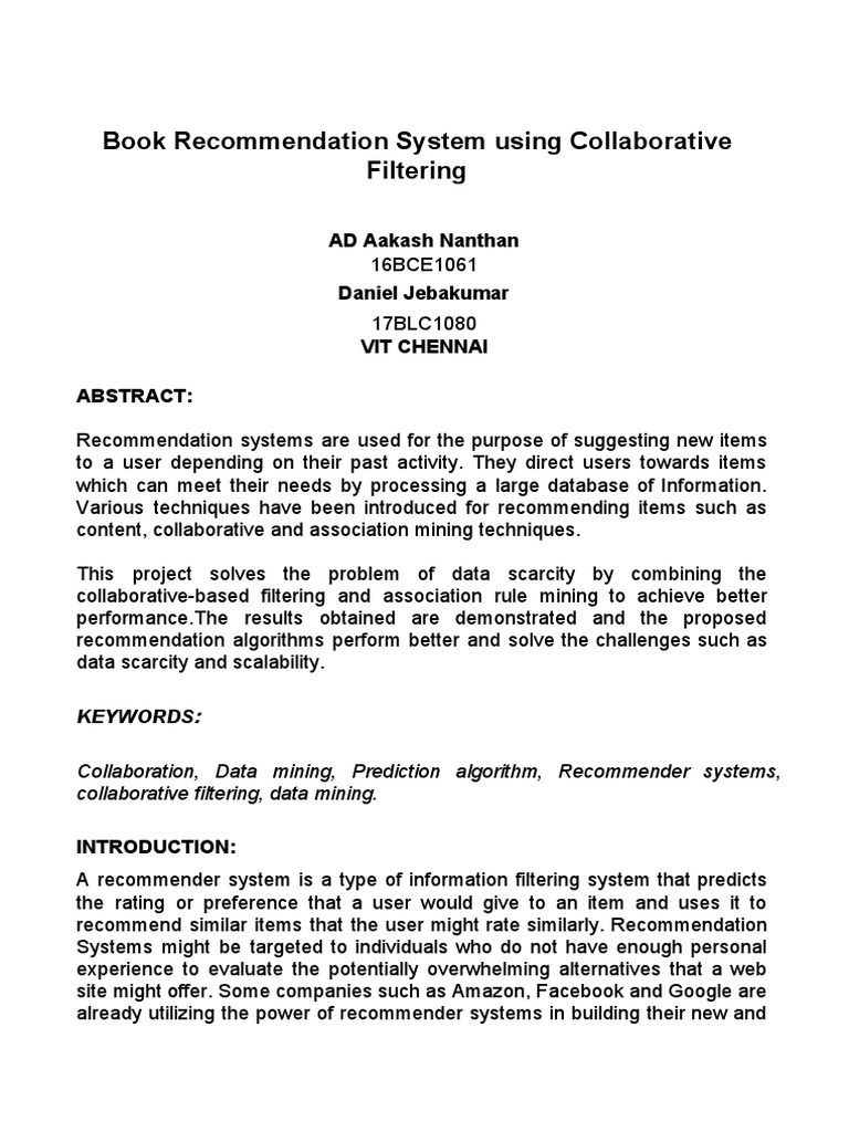 Data Mining Final Project Report | PDF | Information Science | Computing Data Mining Final Project Report | PDF | Information Science | Computing