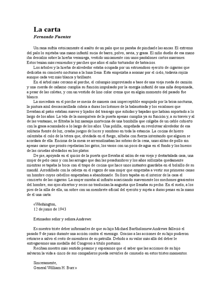 La Carta | PDF