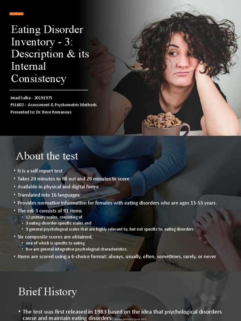 Eating Disorders Inventory | PDF | Eating Disorder | Bulimia Nervosa