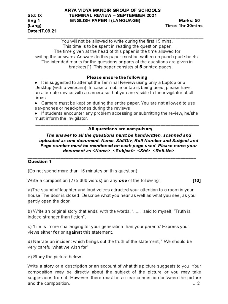 English Language Practice Paper 2 | Download Free PDF | Tiger | Inbreeding