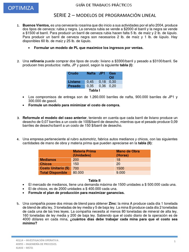 TP N°2 - Modelos PL - Io - MSTD - Ip - 2021 | PDF | Nutrición | Dieta y ...