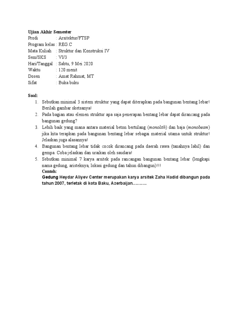 23 Soal - UAS - SK4 | PDF | Komputer