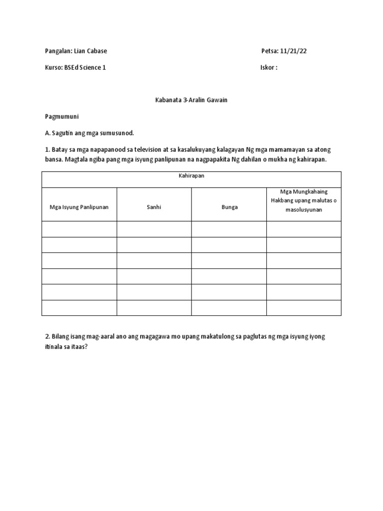 Kahirapan Mga Mungkahaing Hakbang Upang Malutas o Masolusyunan | PDF