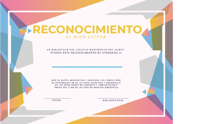 RECONOCIMIENTO | PDF