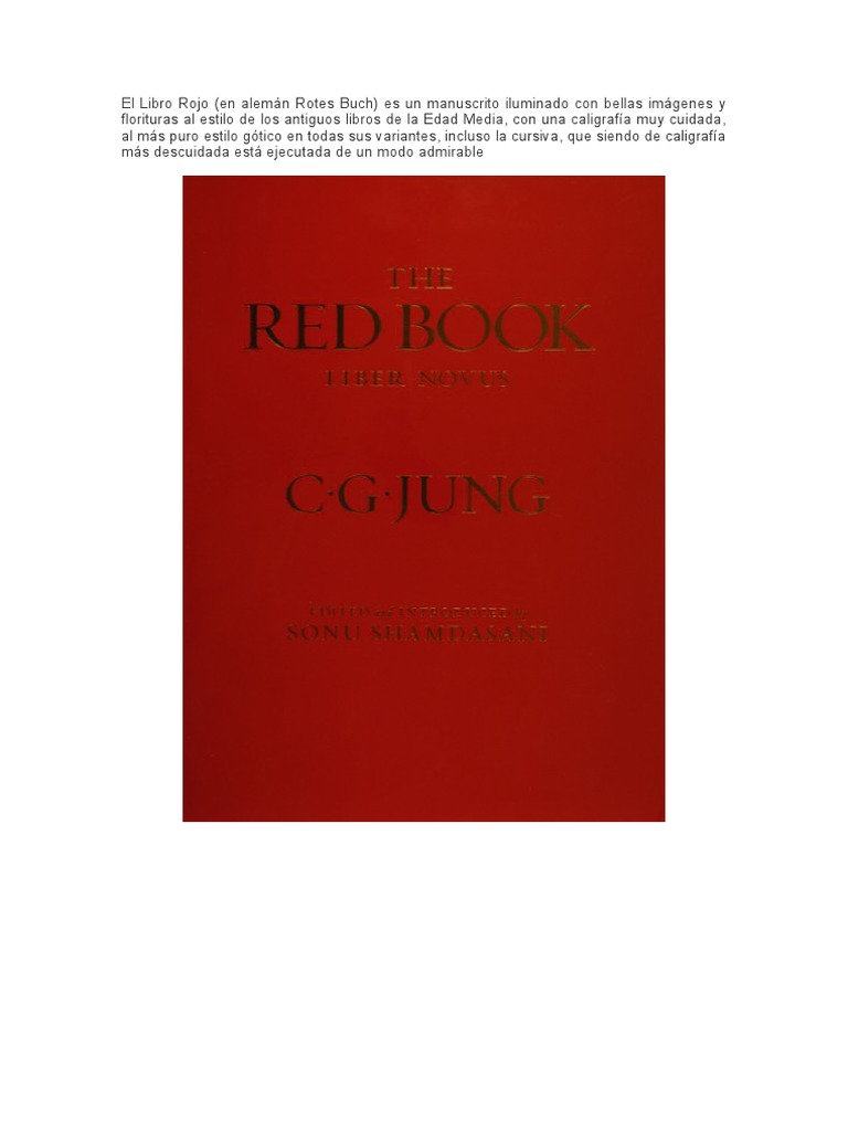 El Libro Rojo de Jung: Liber Novus | PDF | Ficción general