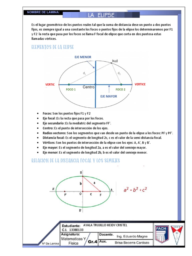La Elipce | PDF | Elipse | Euclides