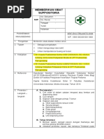 Pemberian Obat Stesolid | PDF