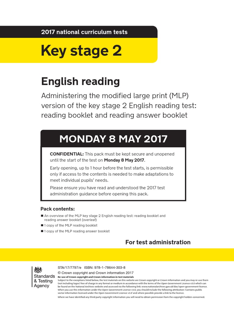Key Stage 2: English Reading | PDF