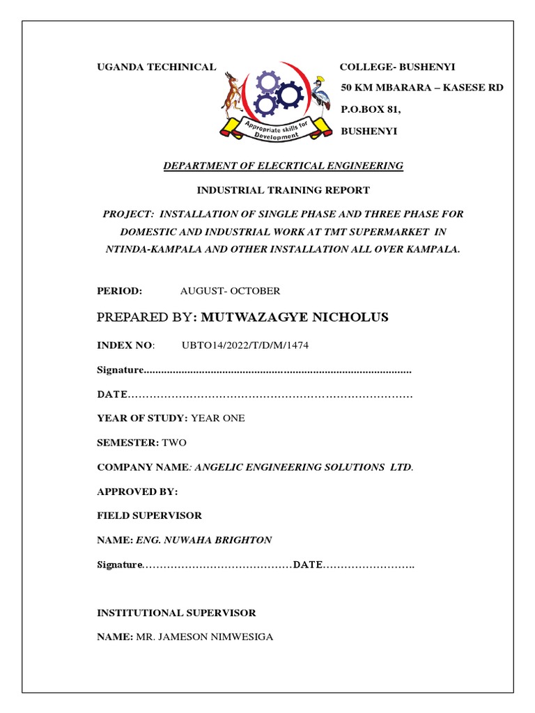 Electricity Report | PDF | Fuse (Electrical) | Switch