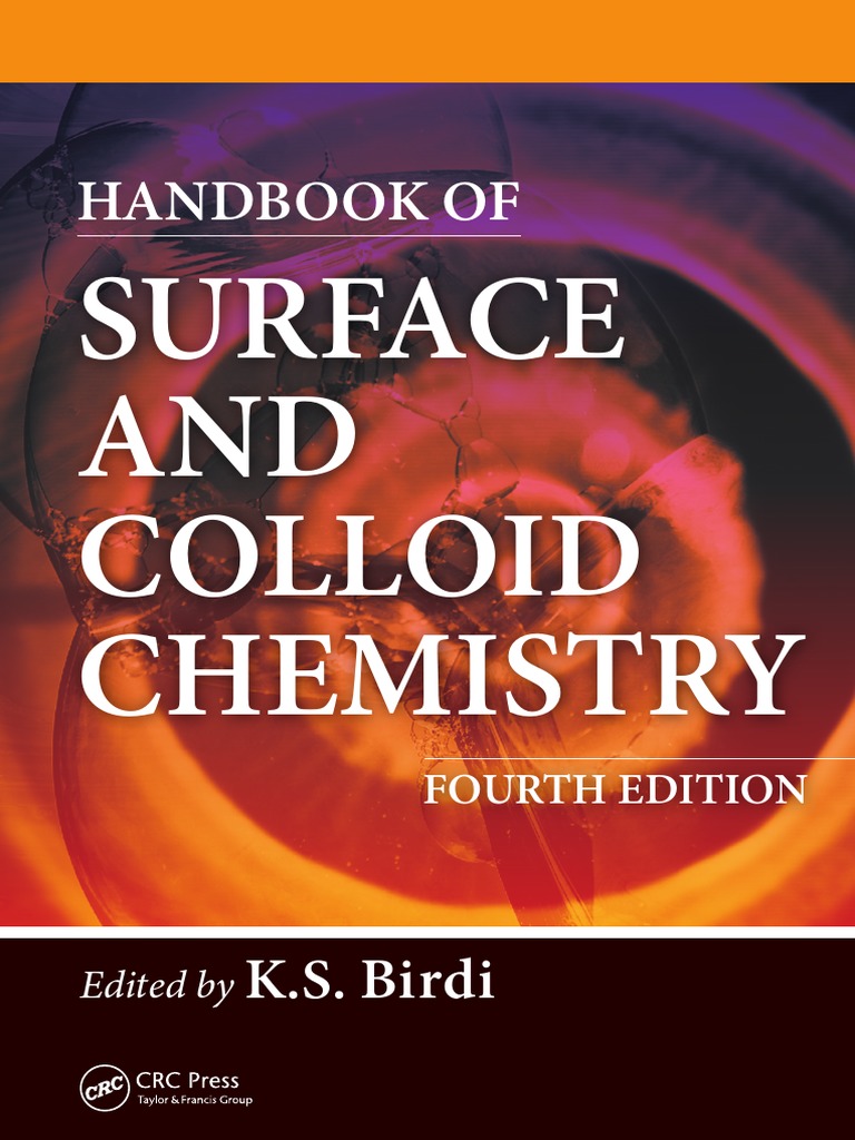 Handbook Of: Surface AND Colloid Chemistry | PDF | Surfactant | Adsorption