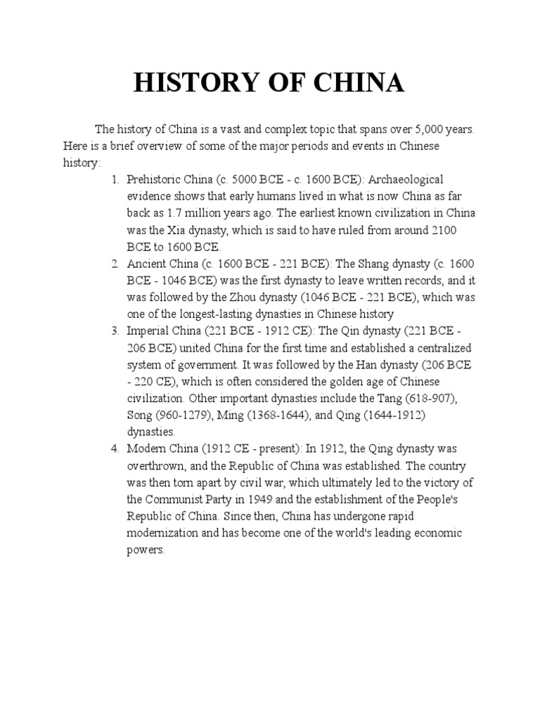 History of China | PDF